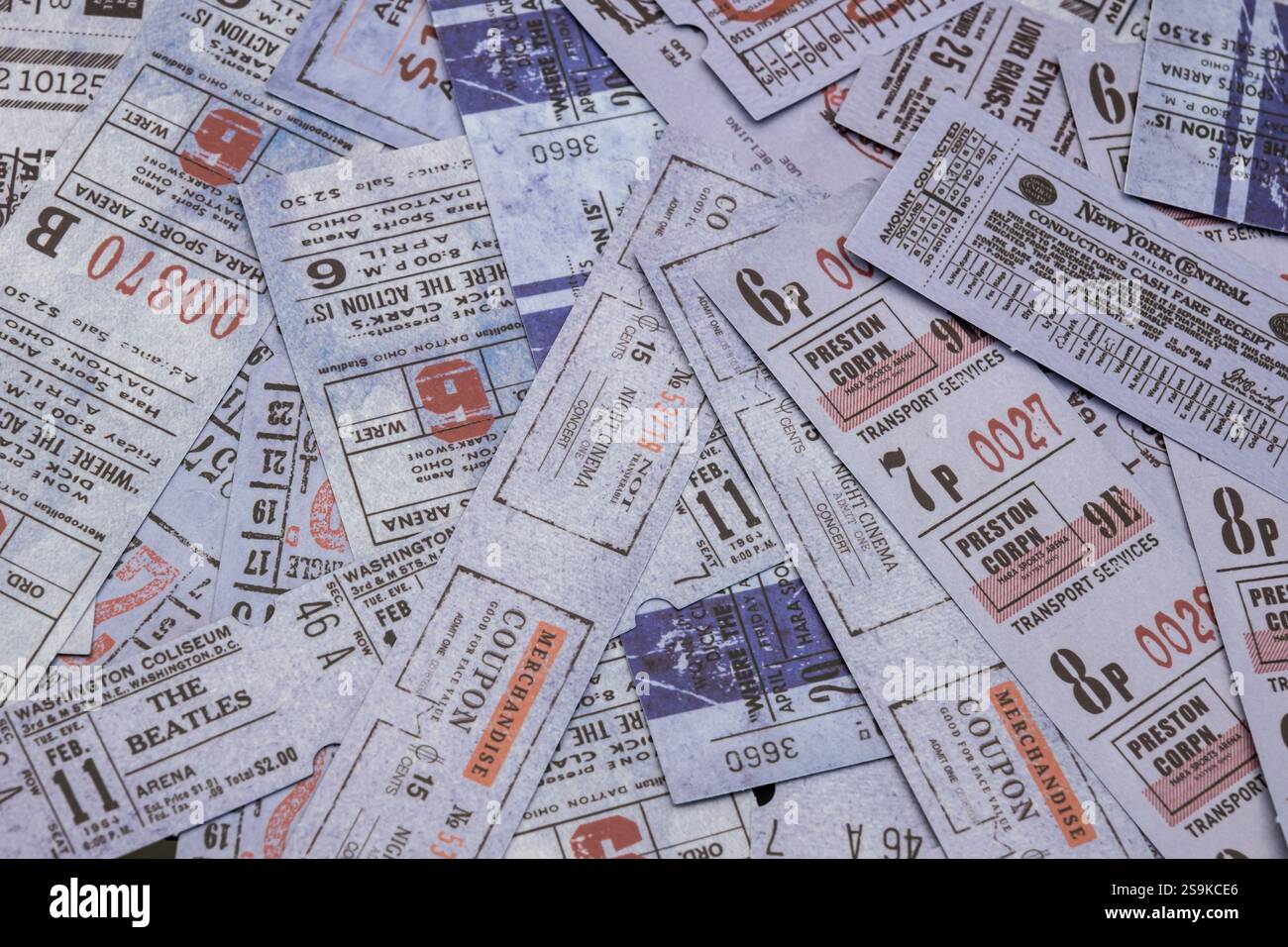 vintage tickets from around the world, theater, movie, concerts ...
