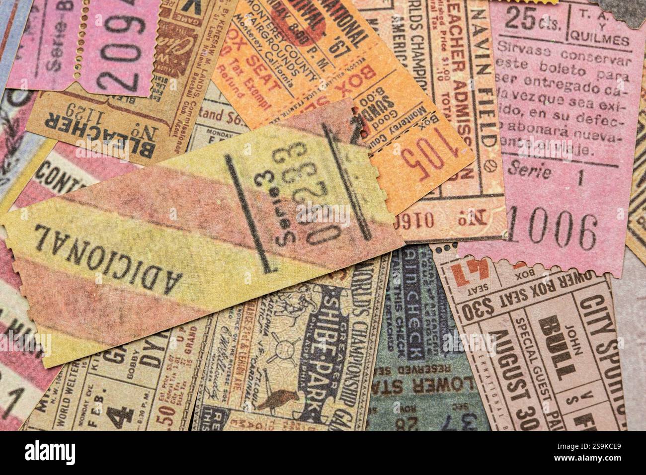 vintage tickets from around the world, theater, movie, concerts ...