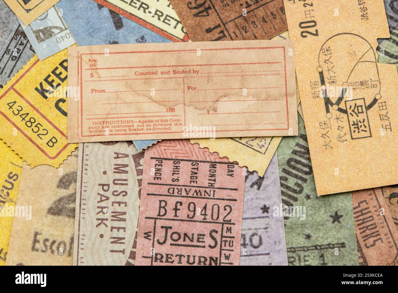 vintage tickets from around the world, theater, movie, concerts ...