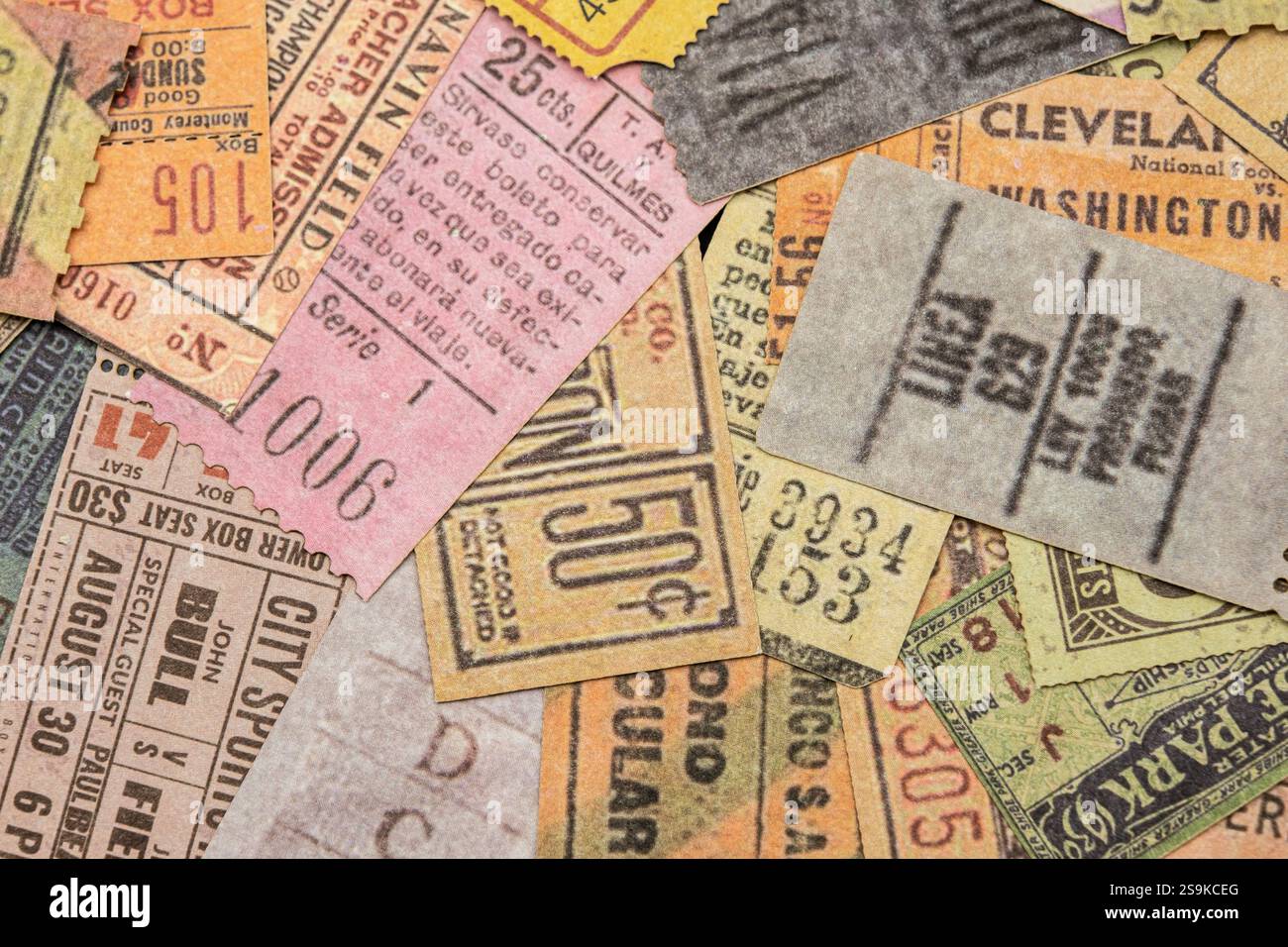 vintage tickets from around the world, theater, movie, concerts ...