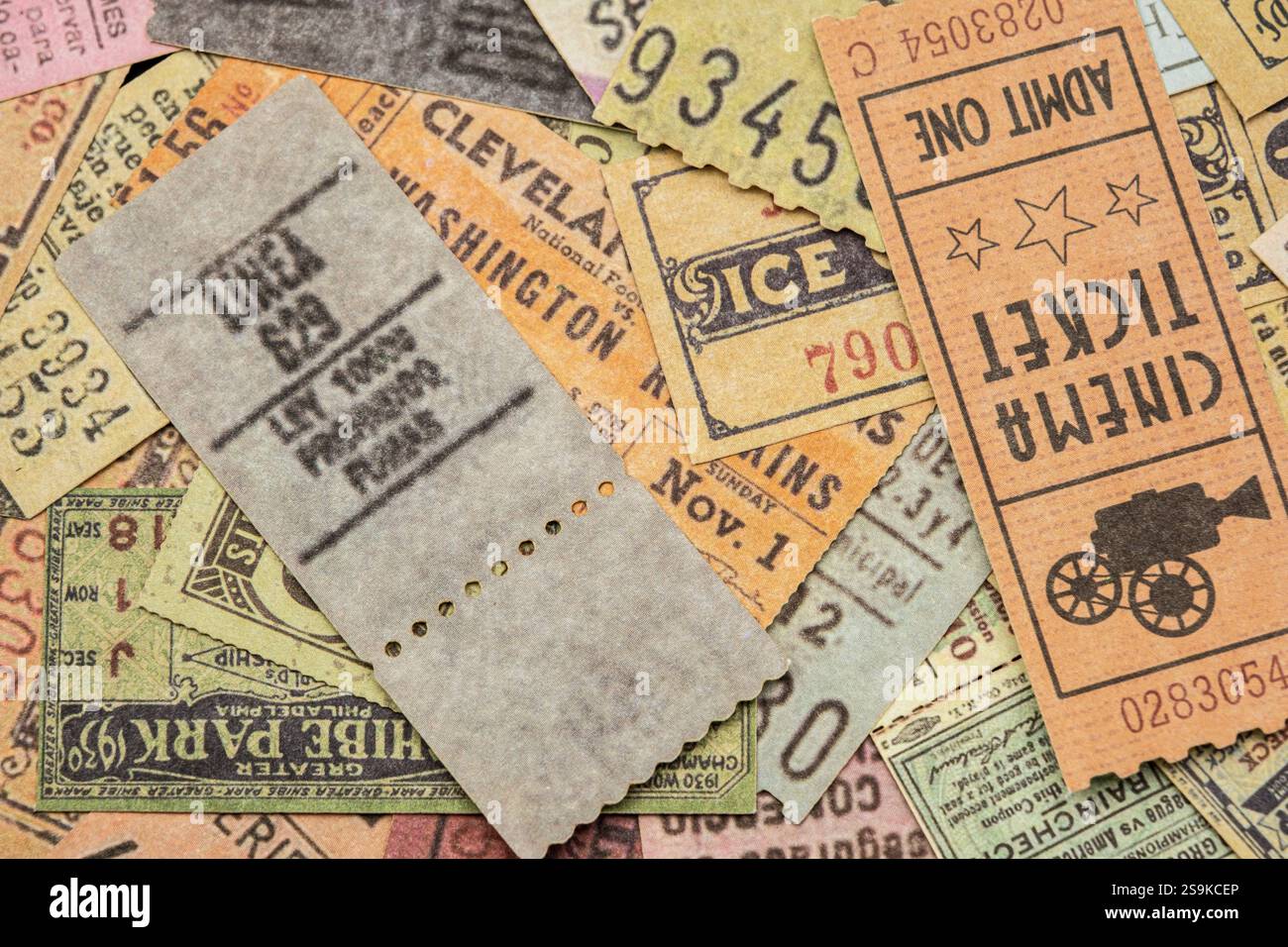 vintage tickets from around the world, theater, movie, concerts ...