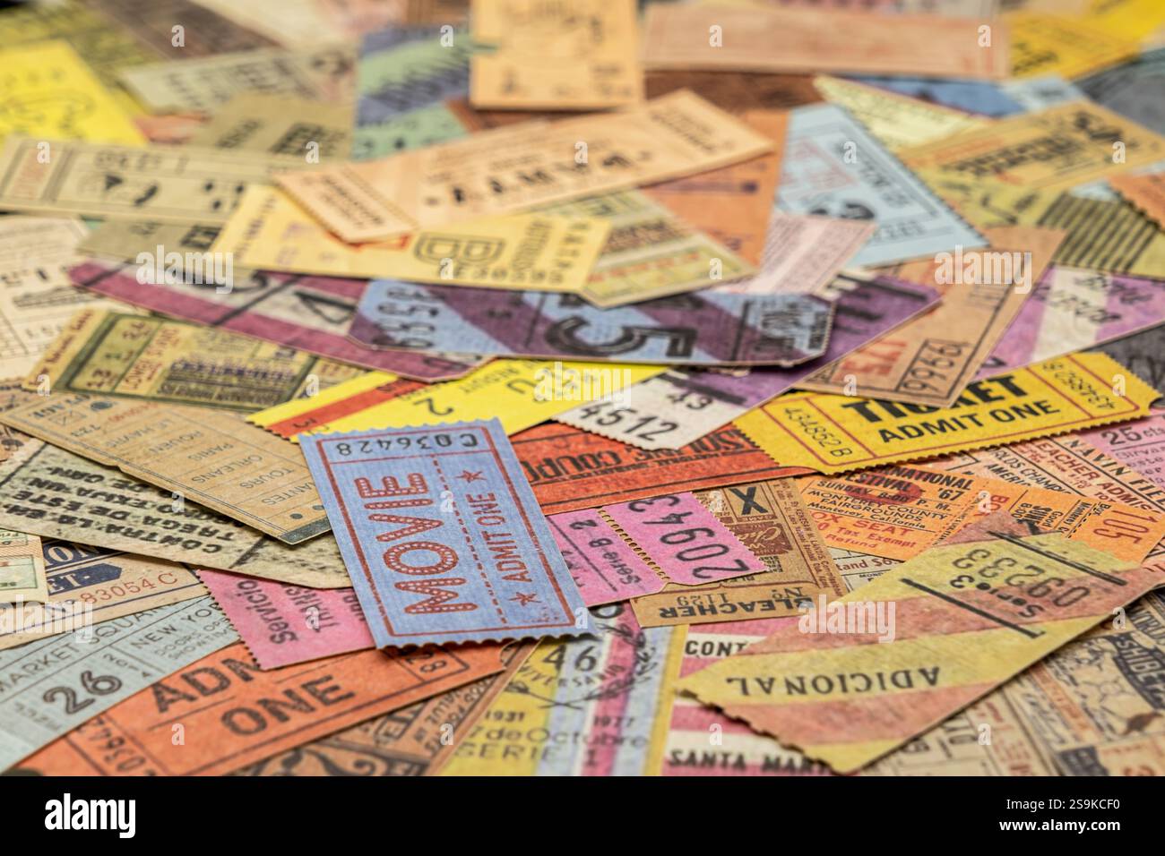vintage tickets from around the world, theater, movie, concerts ...