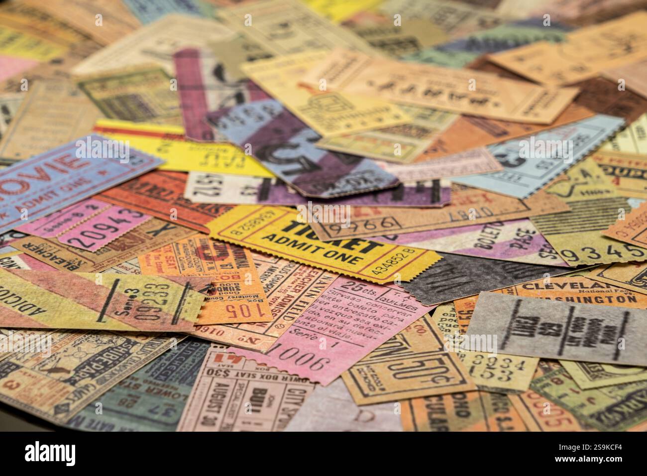 vintage tickets from around the world, theater, movie, concerts ...