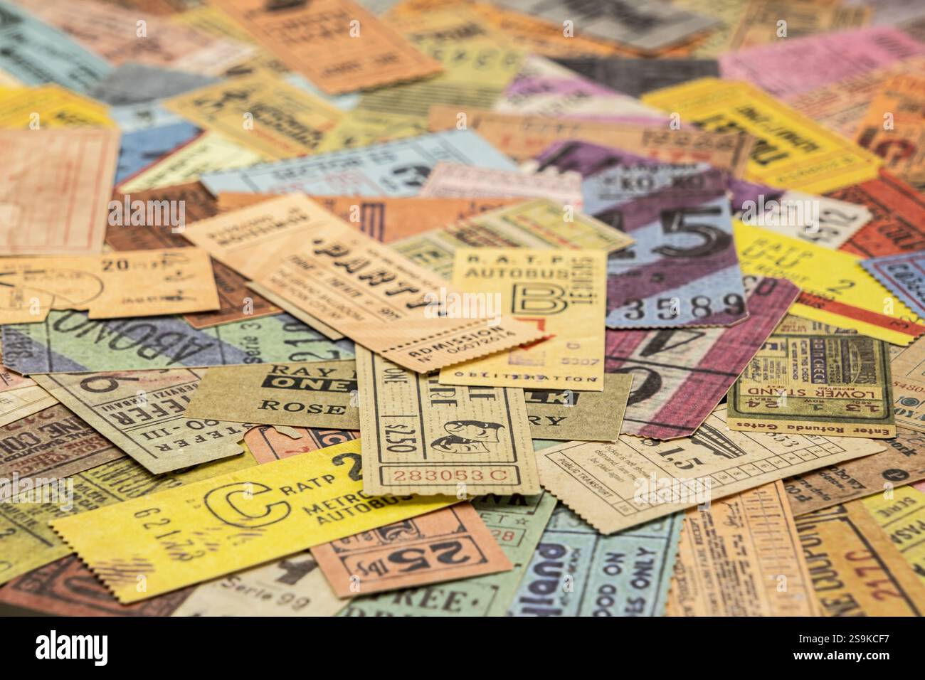 vintage tickets from around the world, theater, movie, concerts ...