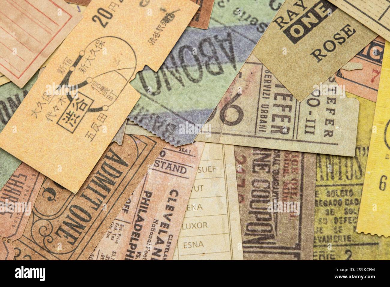 vintage tickets from around the world, theater, movie, concerts ...