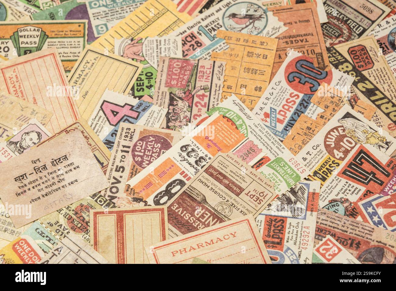 vintage tickets from around the world, theater, movie, concerts ...