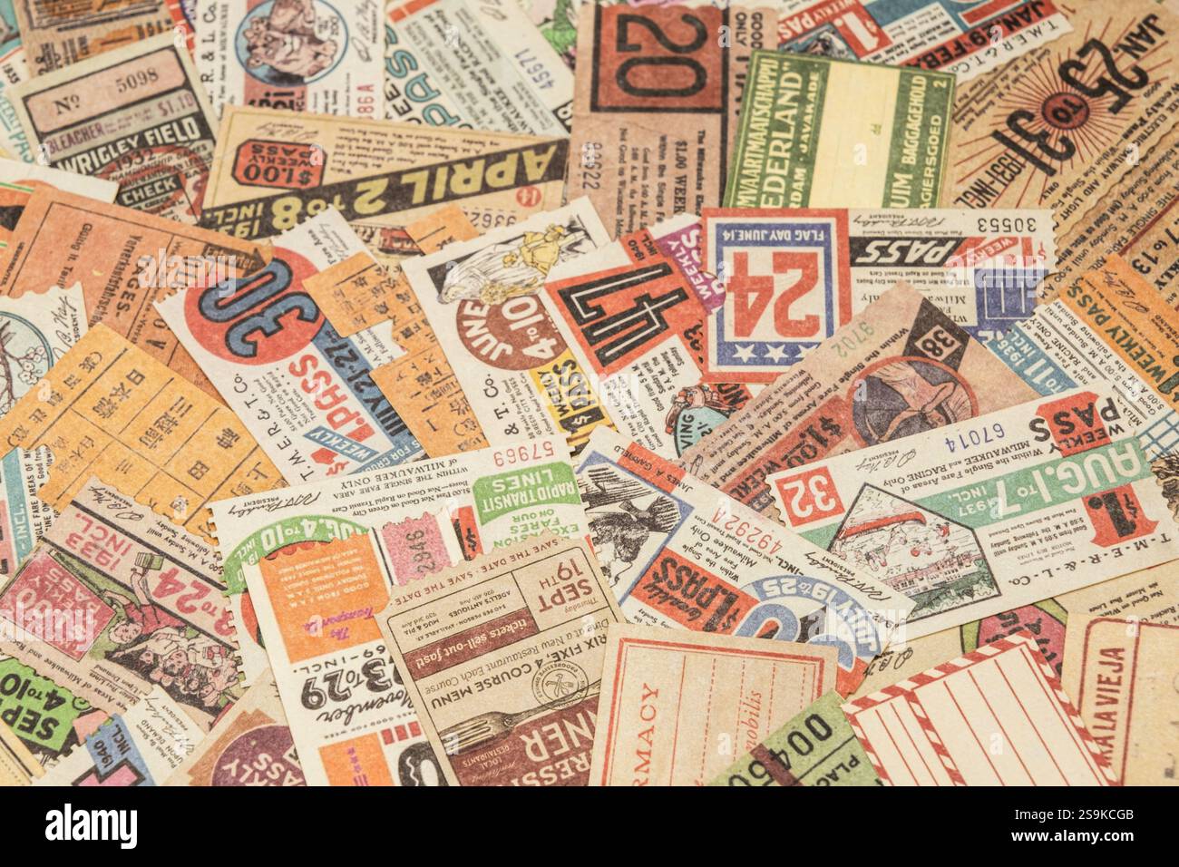 vintage tickets from around the world, theater, movie, concerts ...