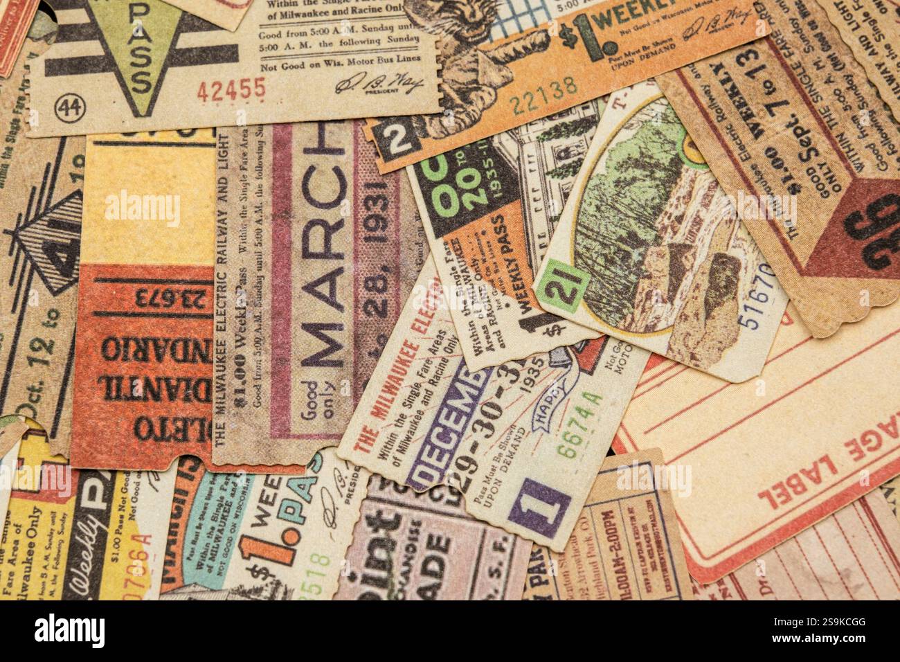 vintage tickets from around the world, theater, movie, concerts ...