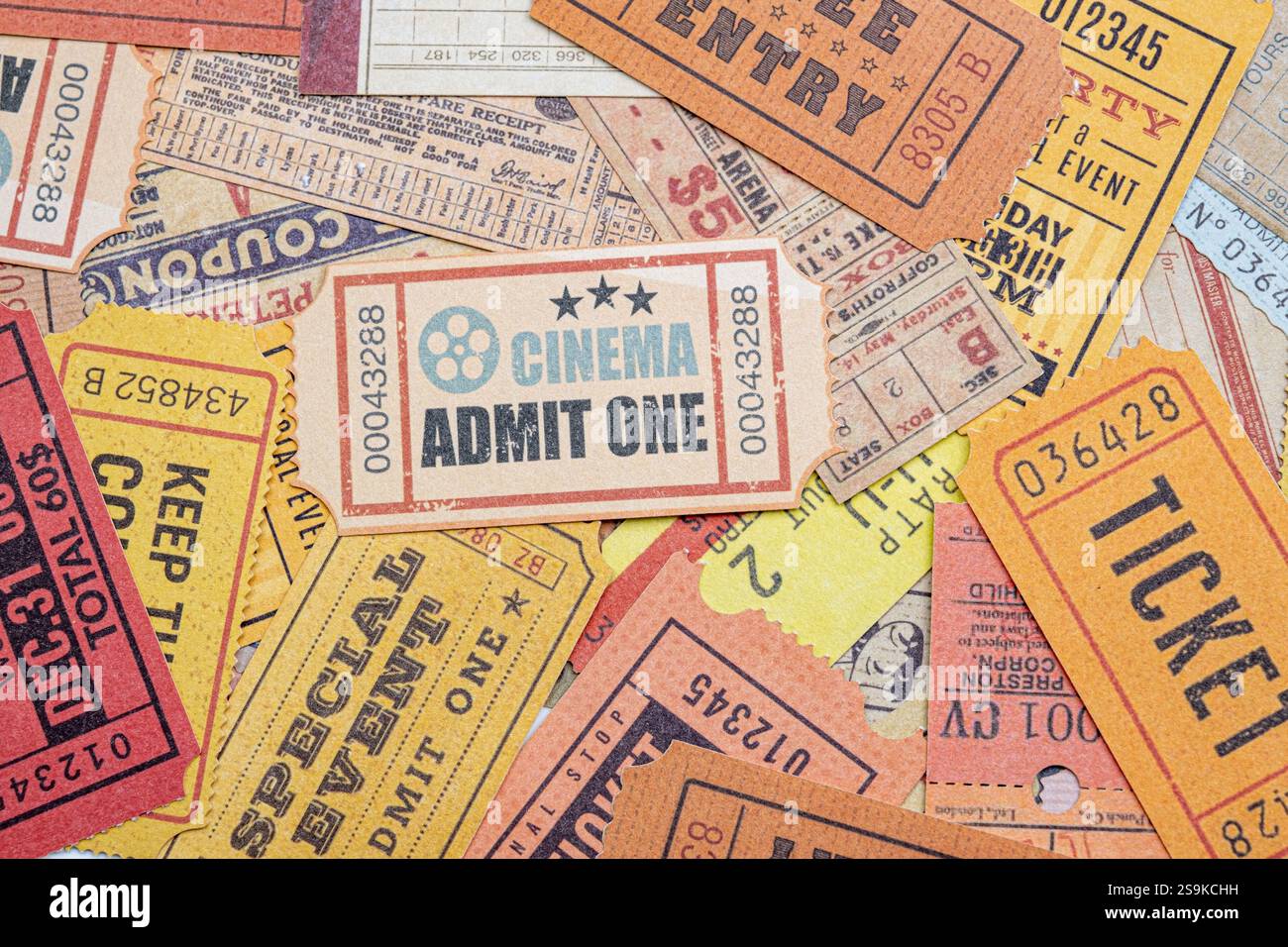 vintage tickets from around the world, theater, movie, concerts ...