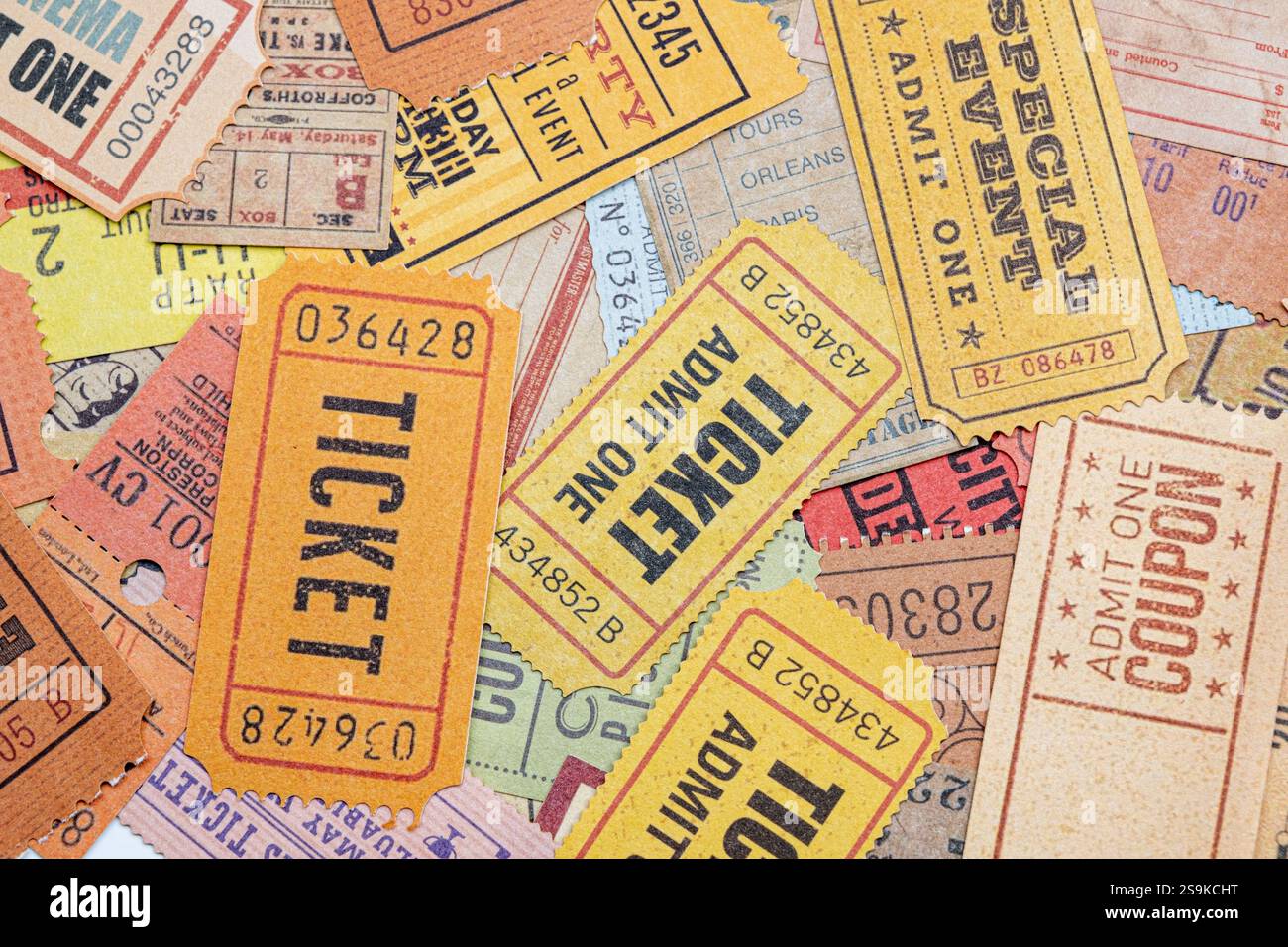vintage tickets from around the world, theater, movie, concerts ...