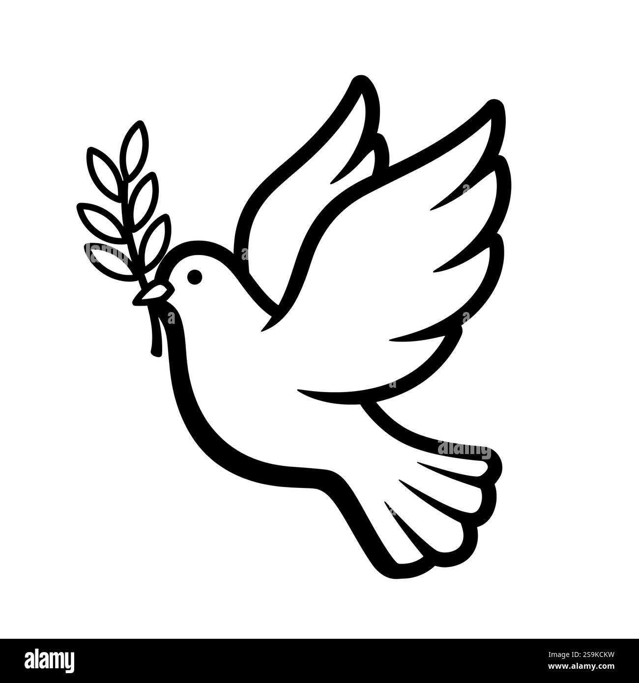 Dove Of Peace A Simple Yet Powerful Icon Of Peace And Hope A White