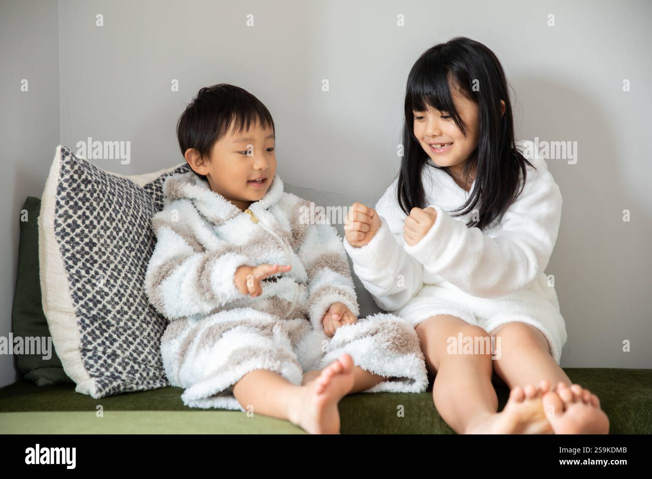 Children playing on the stairs of a house, STAIRS Stock Photo - Alamy