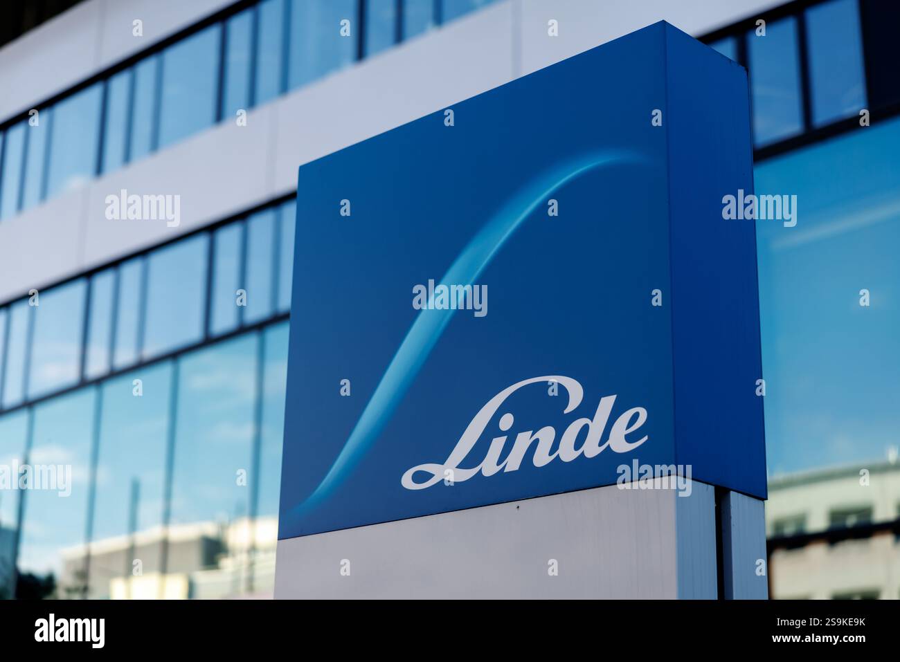 Pullach, Germany. 26th Jan, 2025. The logo and lettering of the ...
