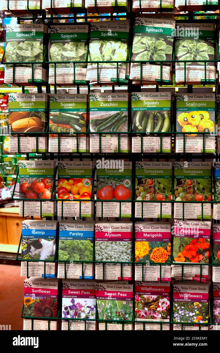 Seed packets hi-res stock photography and images - Alamy