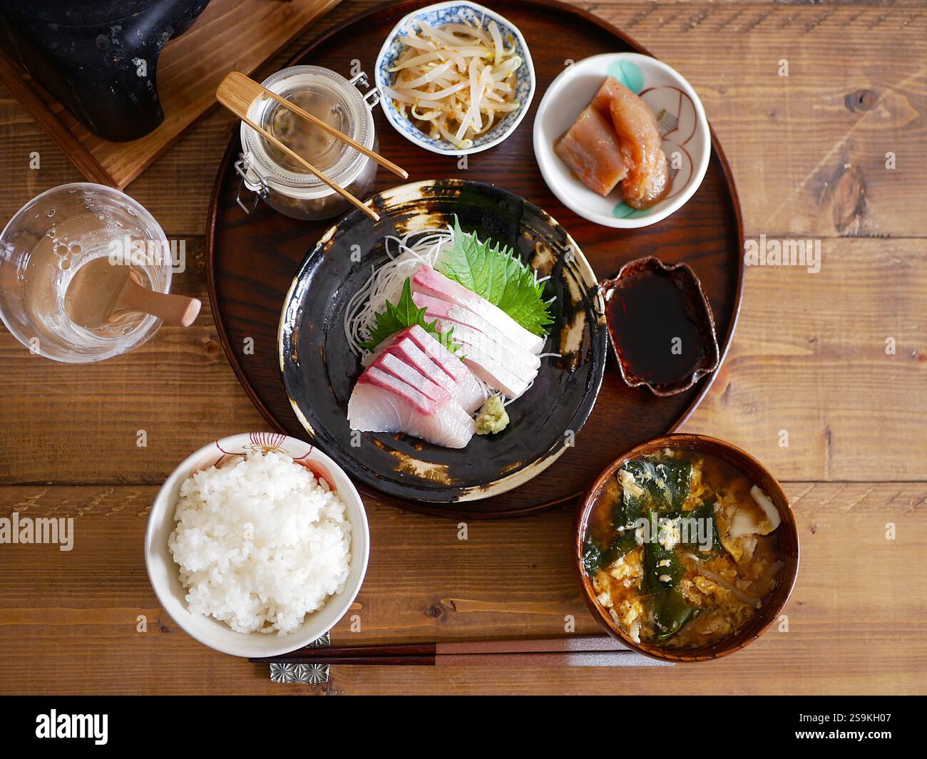 One soup two dishes Stock Photo - Alamy