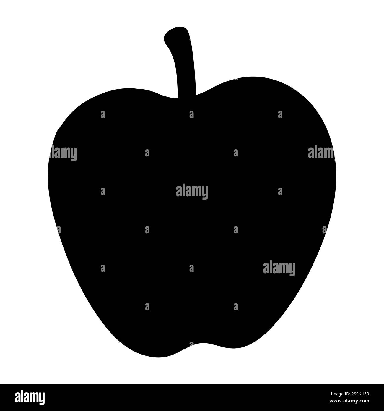 Apple Silhouette and Outline Variations Stock Vector Image & Art - Alamy