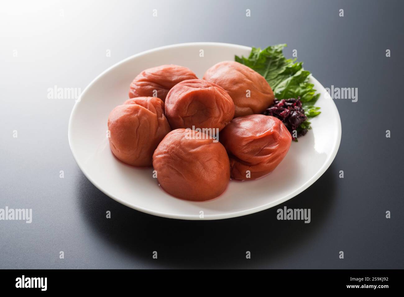 Umeboshi (pickled plums Stock Photo - Alamy