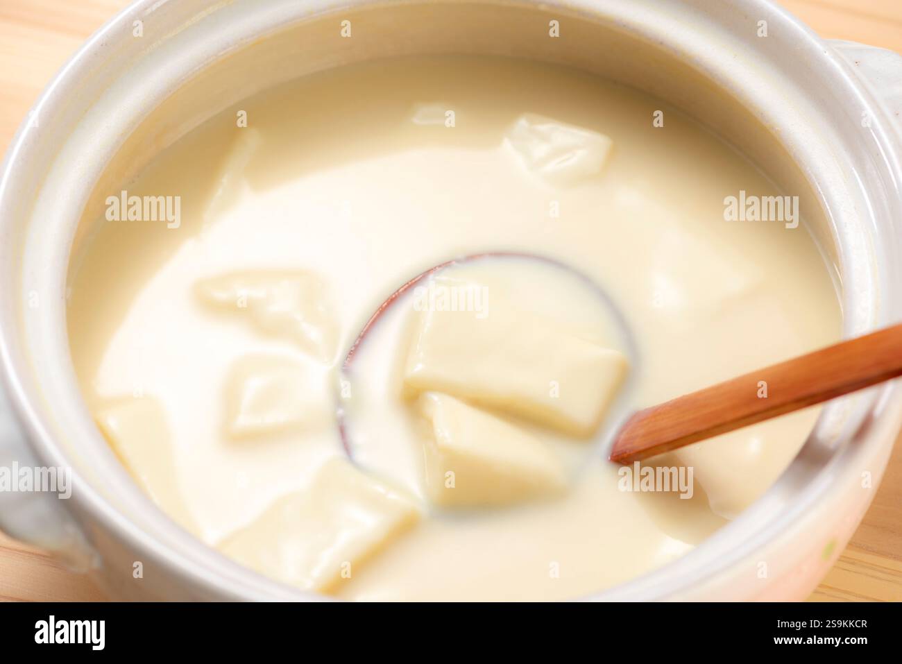 Hot spring boiled tofu, Onsen yudofu Stock Photo - Alamy