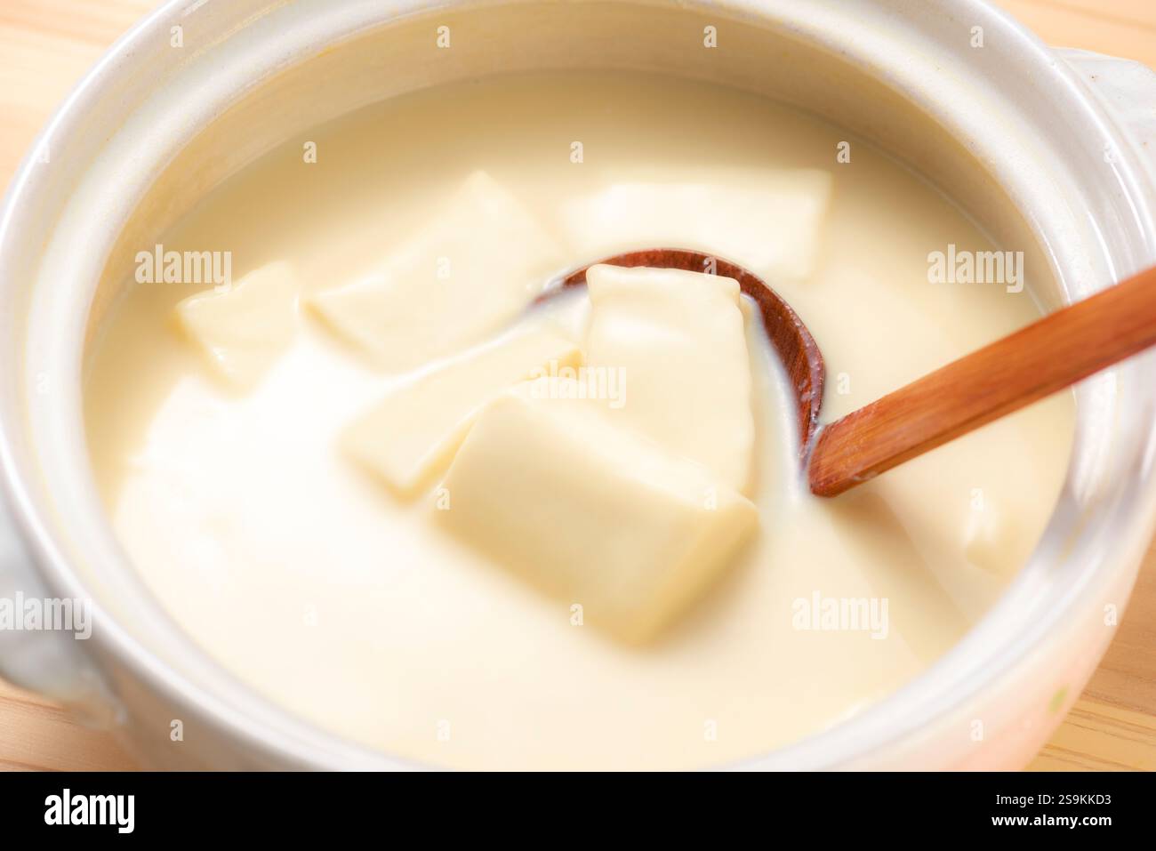 Hot spring boiled tofu, Onsen yudofu Stock Photo - Alamy