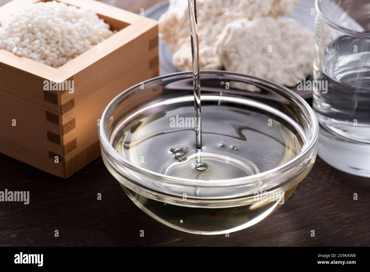 Mirin and ingredients Stock Photo - Alamy