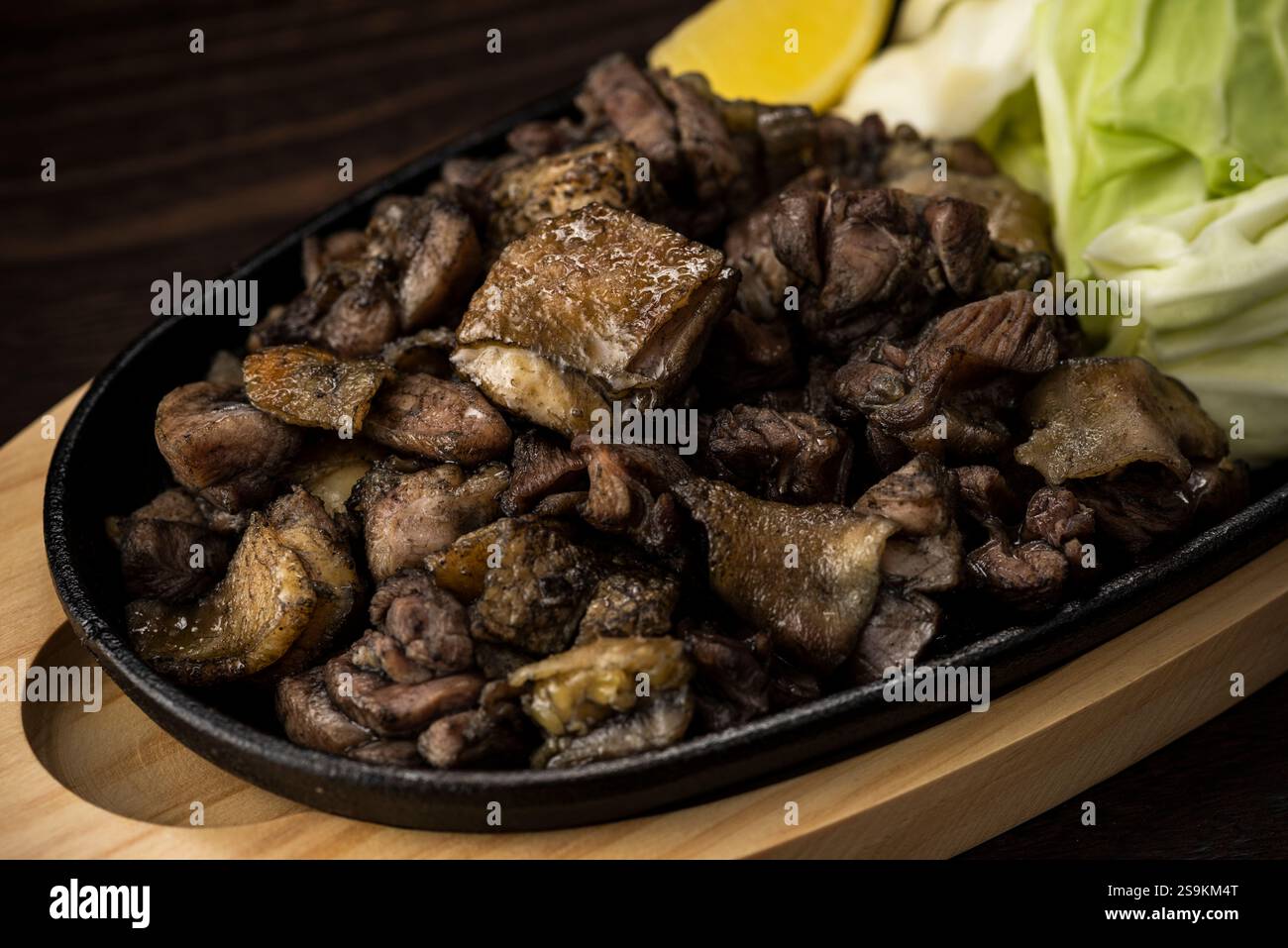Jidori chicken thigh yaki Stock Photo - Alamy