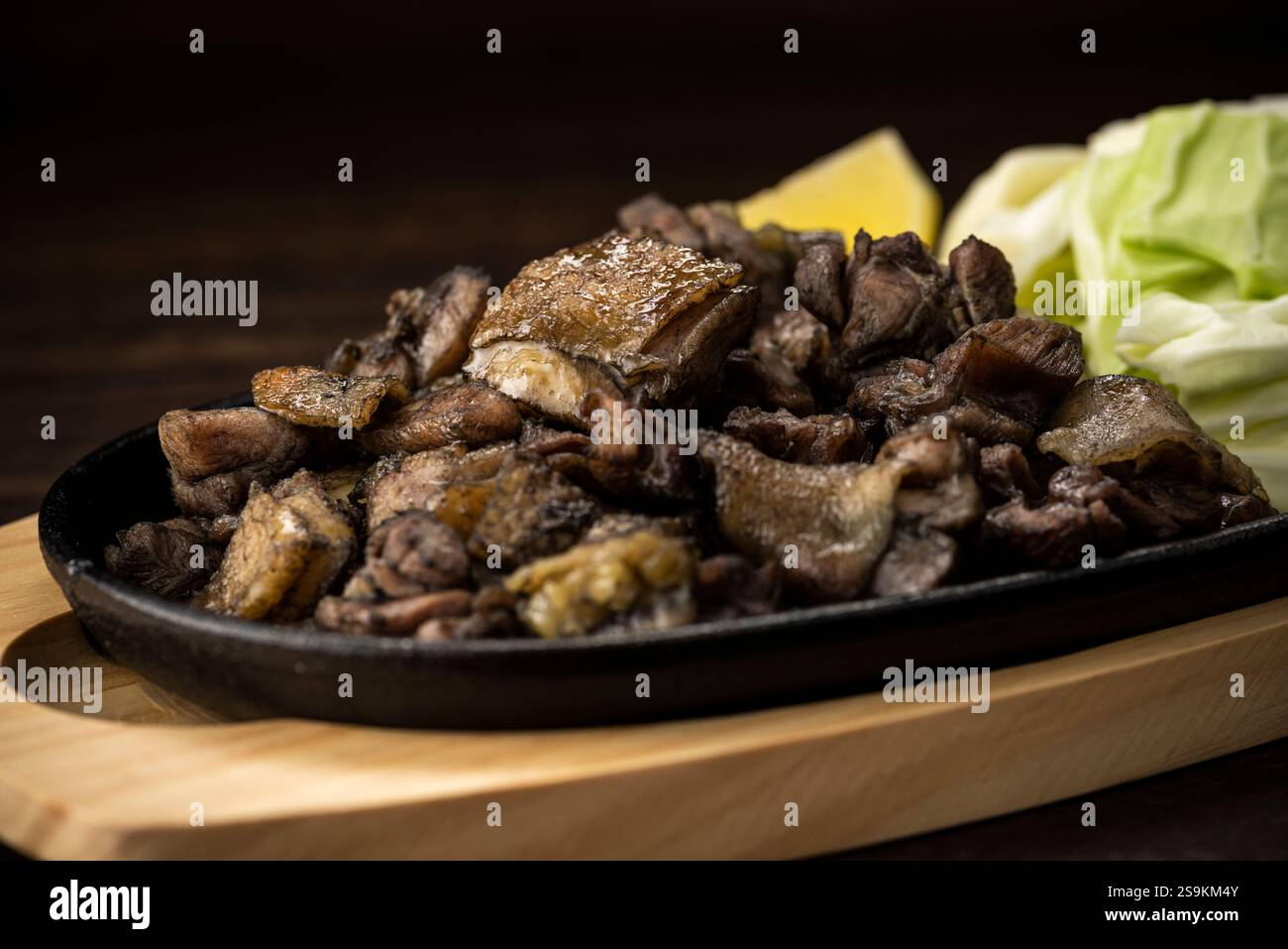 Jidori chicken thigh yaki Stock Photo - Alamy