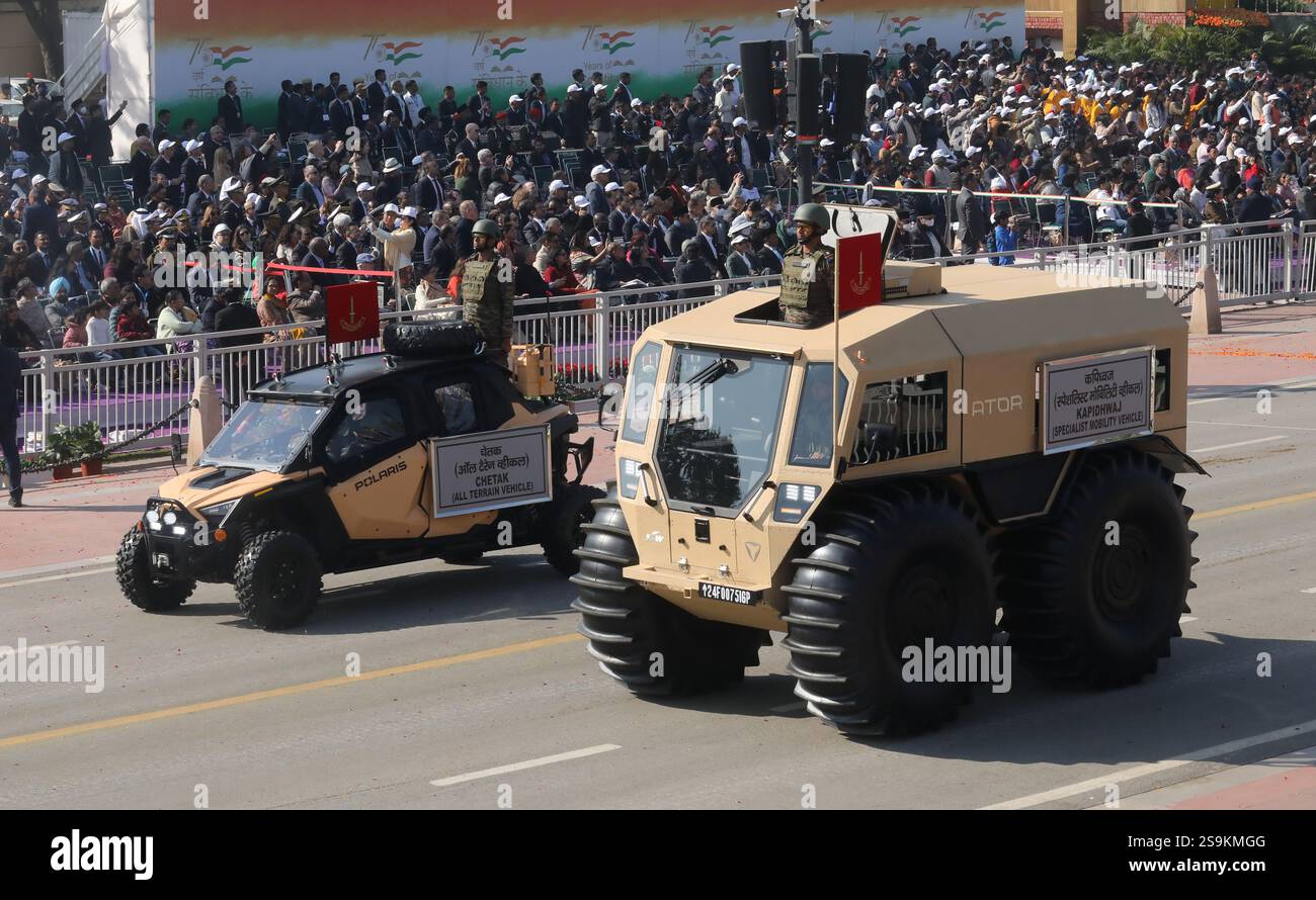 New Delhi, India. 26th Jan, 2025. India's "Kapidhwaj" specialist ...