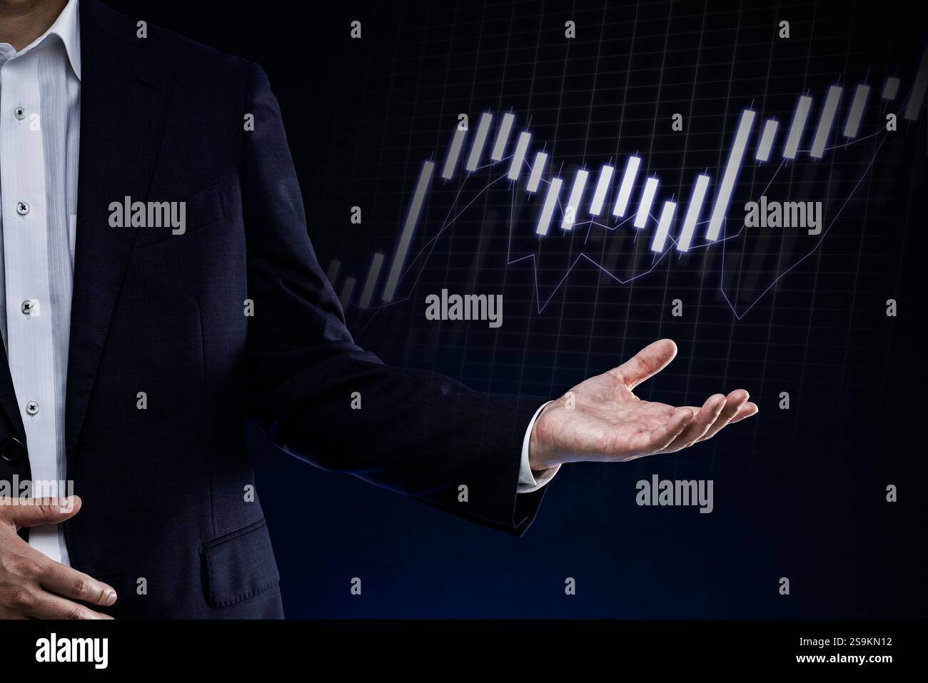 Stock chart Exchange chart Stock Photo - Alamy