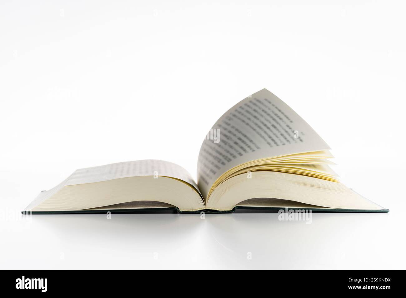 Book with pages open Stock Photo - Alamy