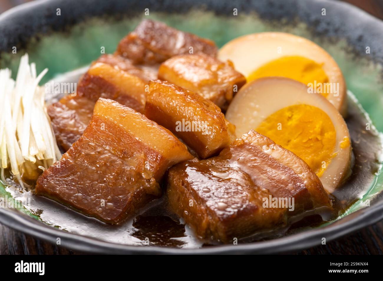 Stewed pork cubes Stock Photo - Alamy
