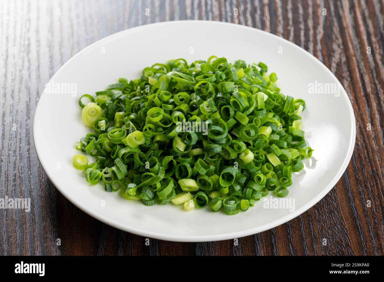 Yakumi Negi Shredded spring onion Stock Photo - Alamy