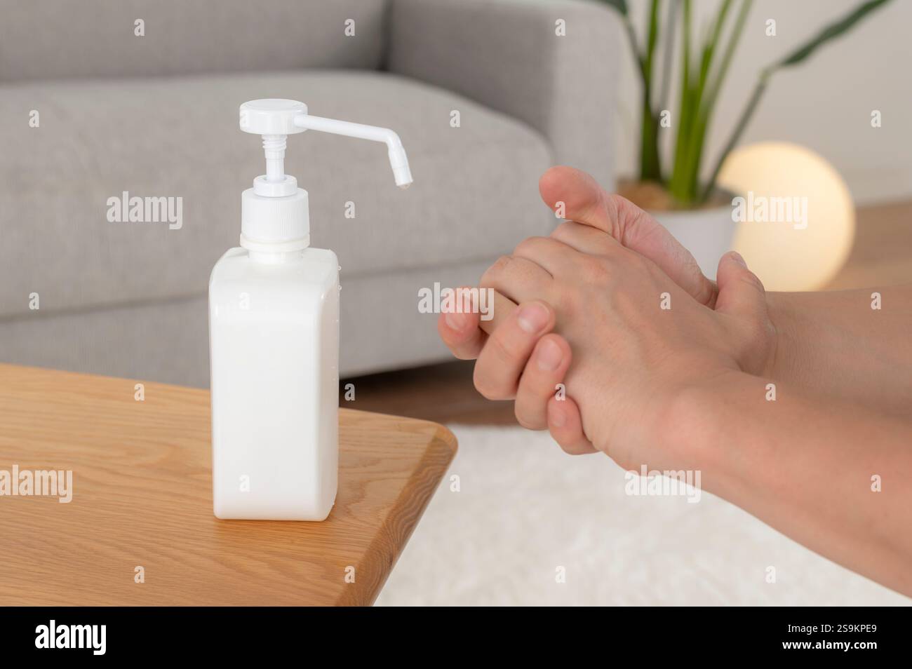 Alcohol disinfection Infection prevention and control Stock Photo - Alamy