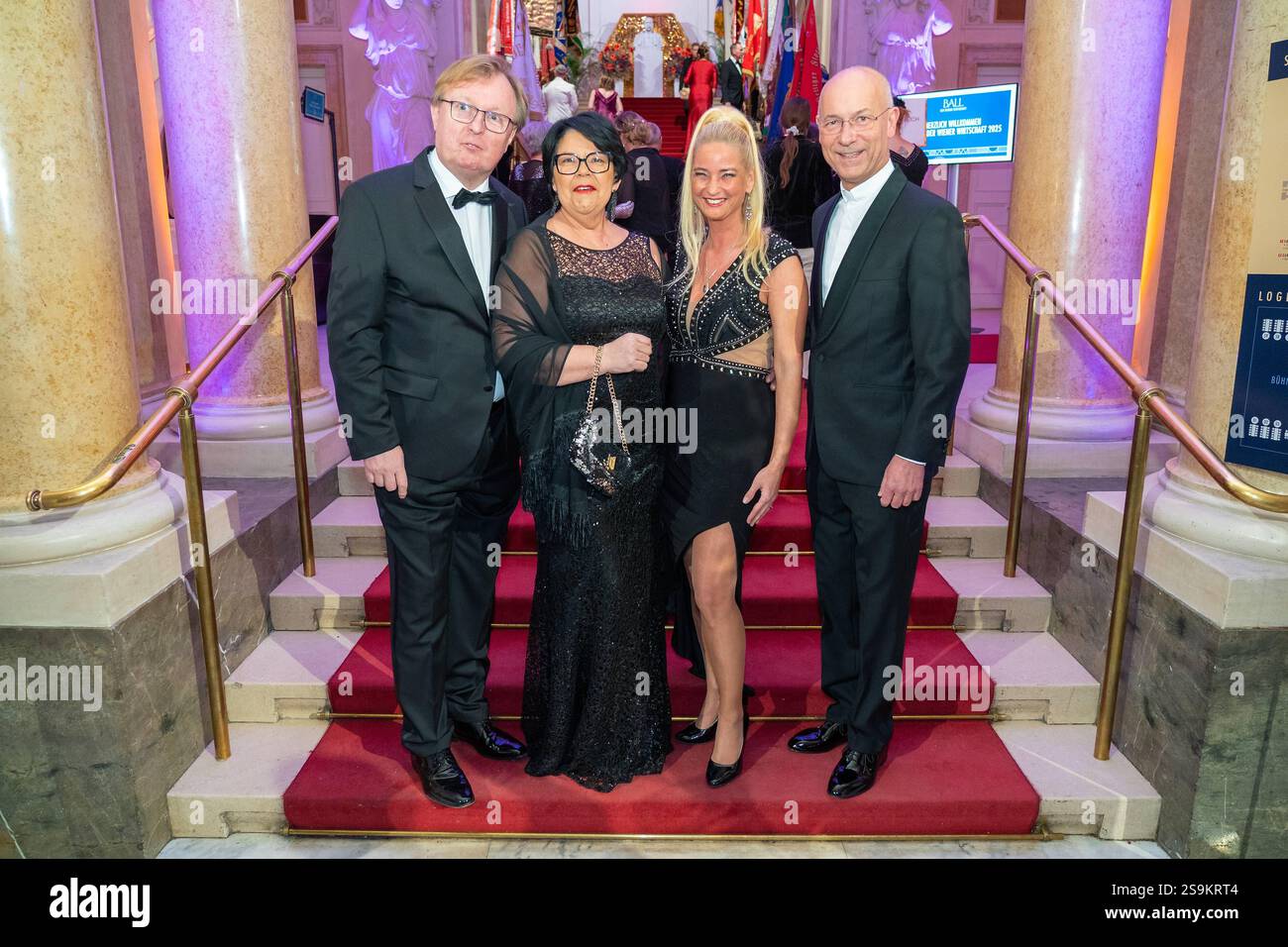Ball of the Viennese economy at the Hofburg in Vienna, Austria, on 24 ...