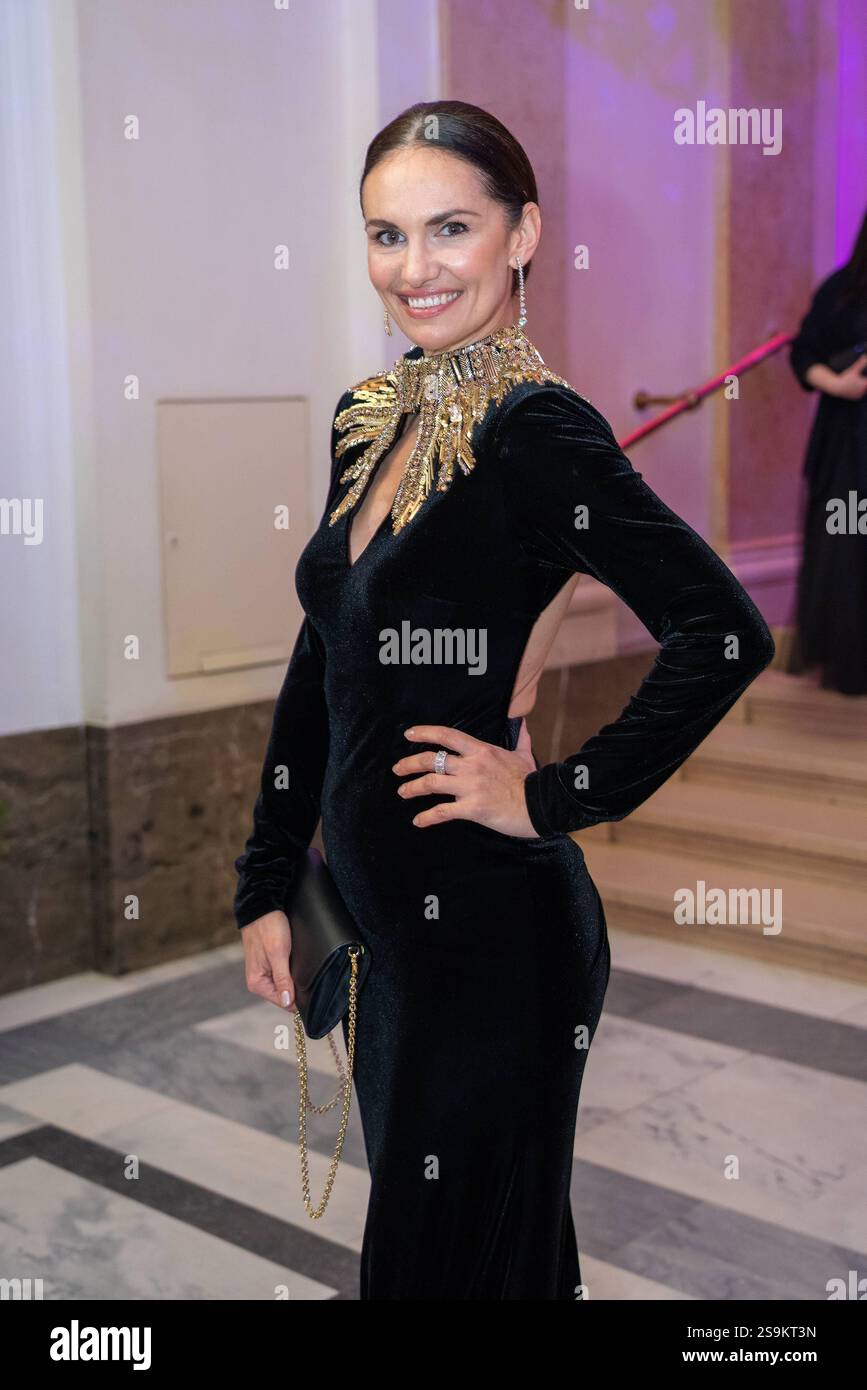 Vienna, Austria. 24th Jan, 2025. Ball of the Viennese economy at the ...