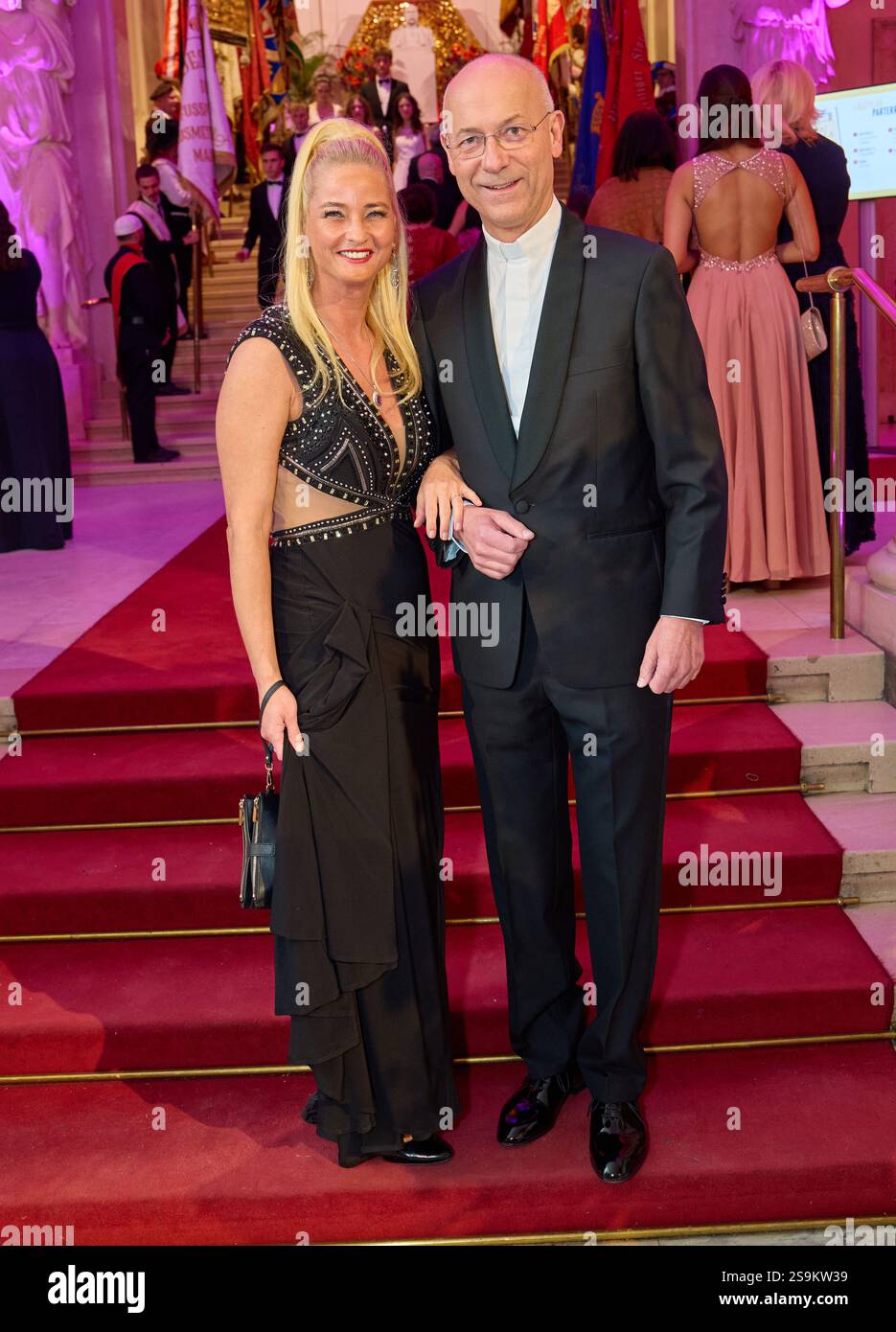 Vienna, Austria. 24th Jan, 2025. Ball of the Viennese economy at the ...