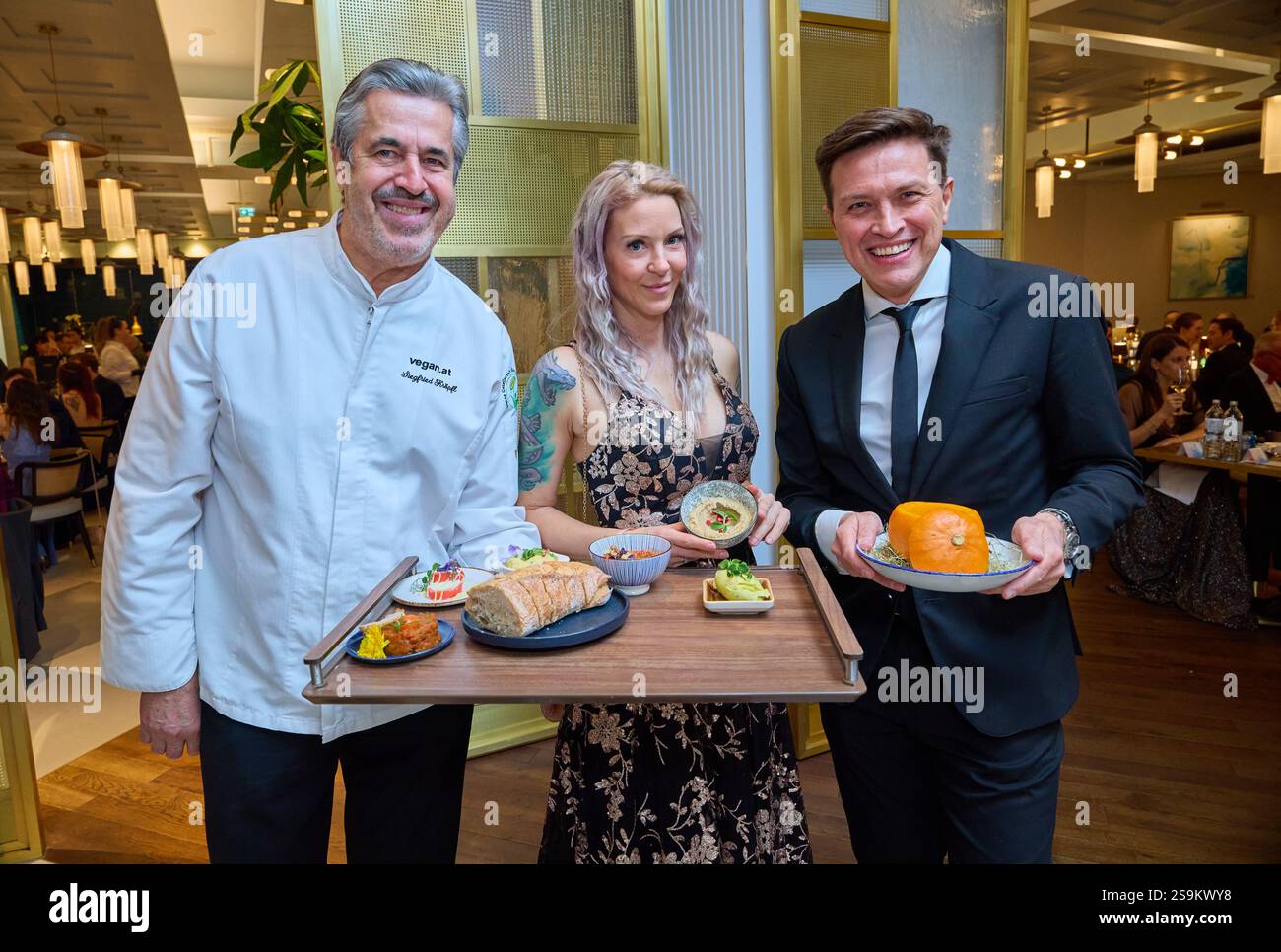 Vienna, Austria. 24th Jan, 2025. Gala Dinner at Restaurant Lenz before ...