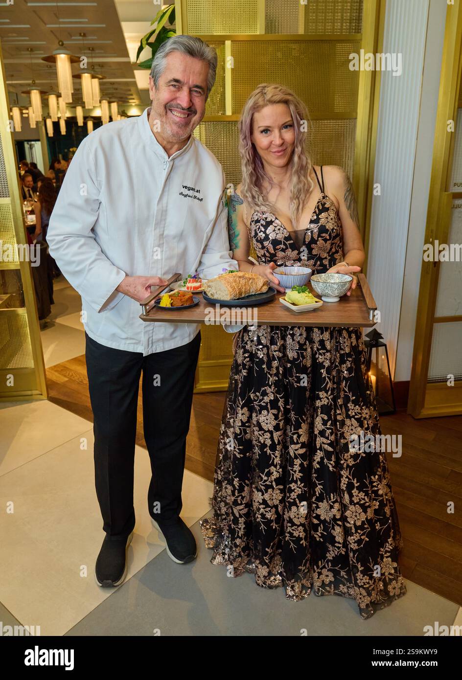 Vienna, Austria. 24th Jan, 2025. Gala Dinner at Restaurant Lenz before ...