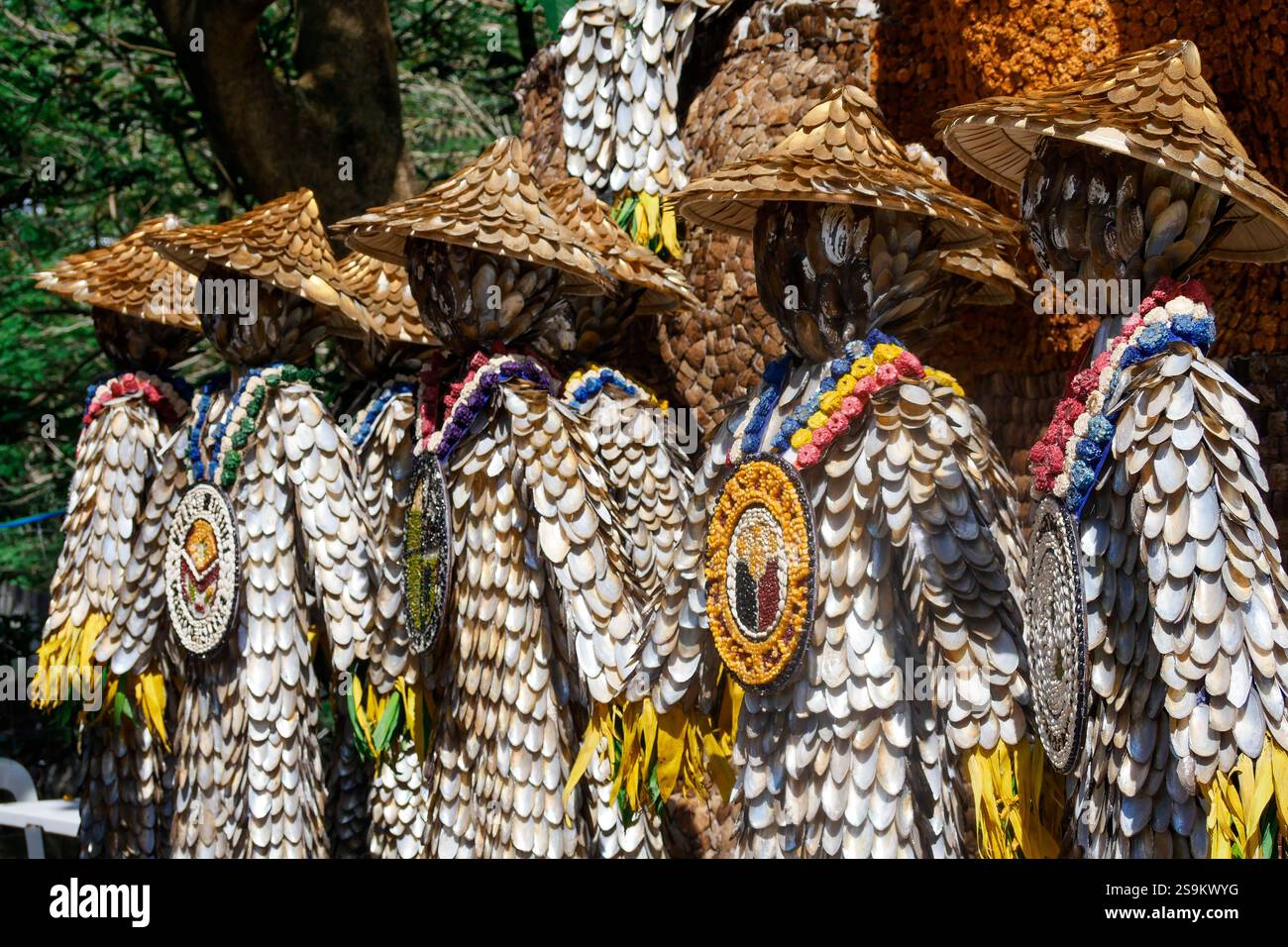Giant Scarecrows of the Bambanti Festival Giant scarecrow structures on ...