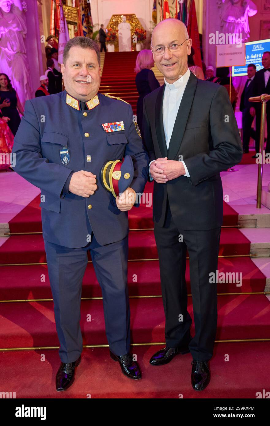 Vienna, Austria. 24th Jan, 2025. Ball of the Viennese economy at the ...