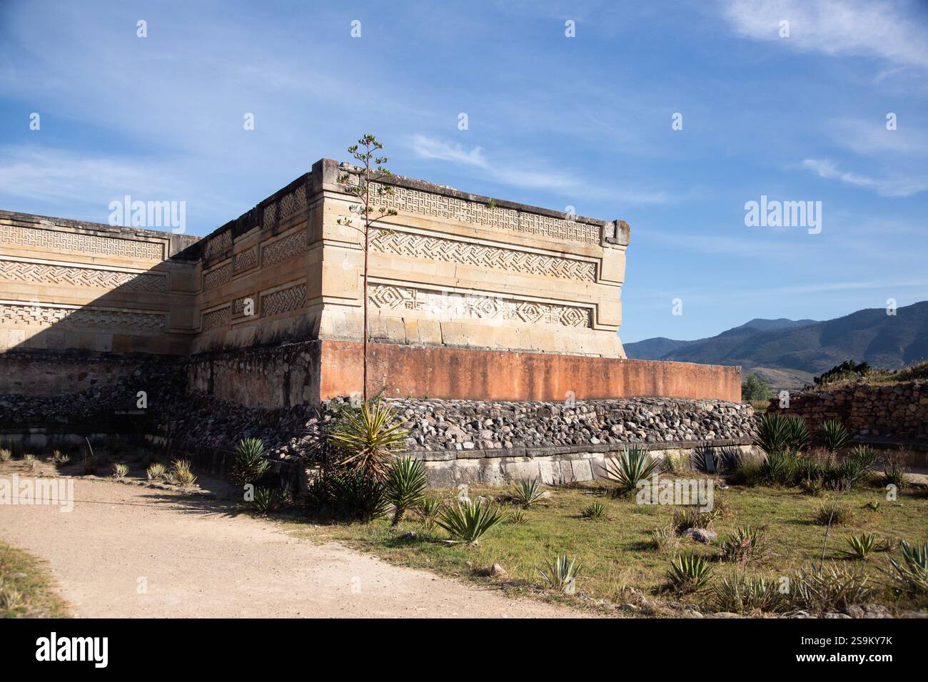 Archaeological zone of the Zapotec culture located in the municipality ...