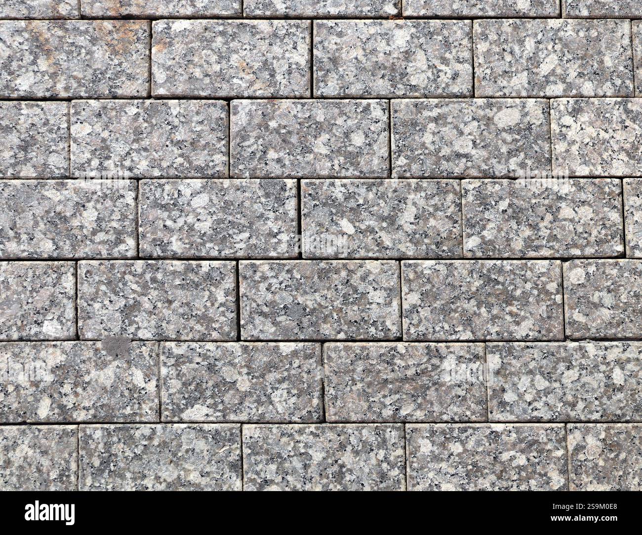 Paving slabs of gray color. Paving stones in a new walkway Stock Photo ...