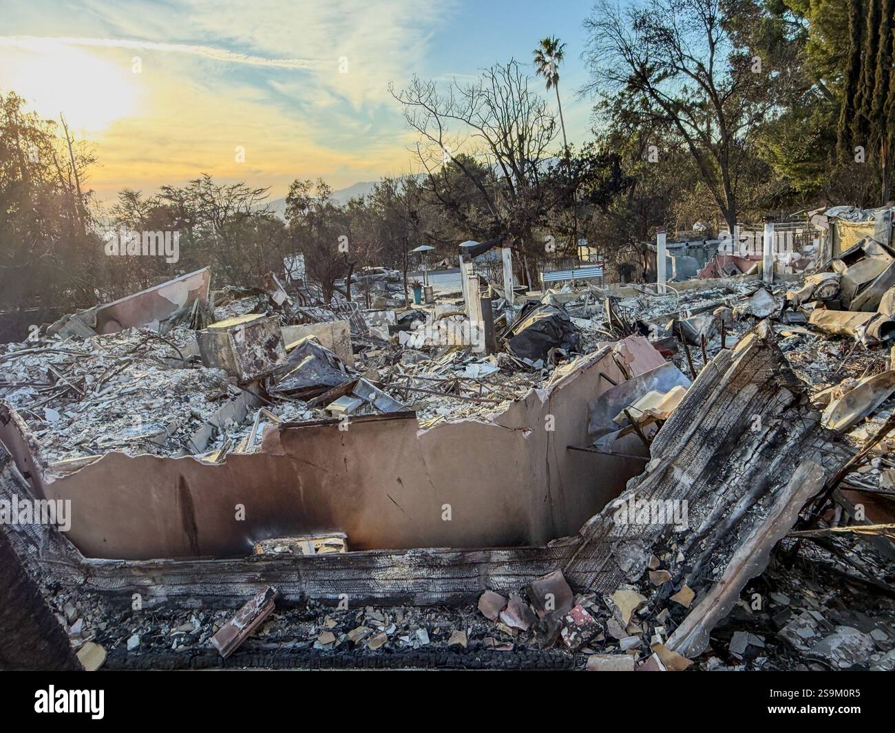 Altadena, California, USA. 22nd Jan, 2025. A property in Altadena after ...