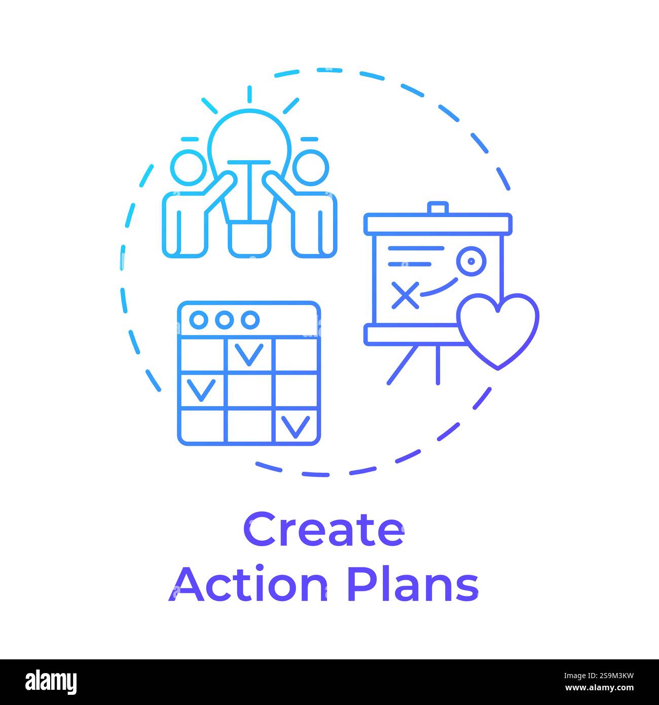 Action plan visual Stock Vector Images - Alamy