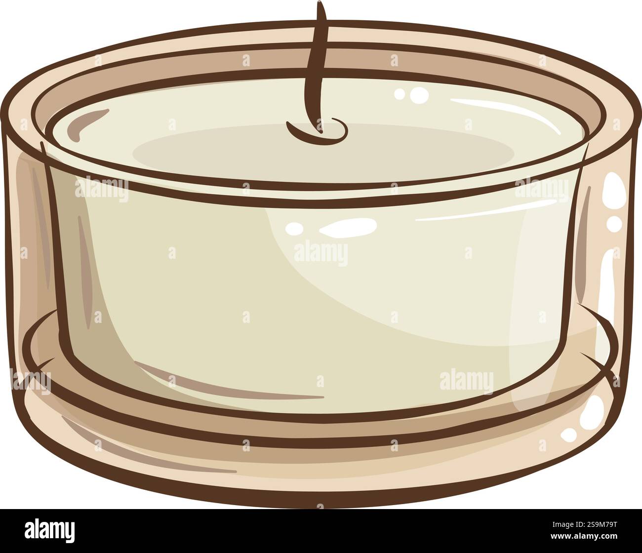 Candle Vector isolated Colored Illustration Stock Vector Image & Art ...