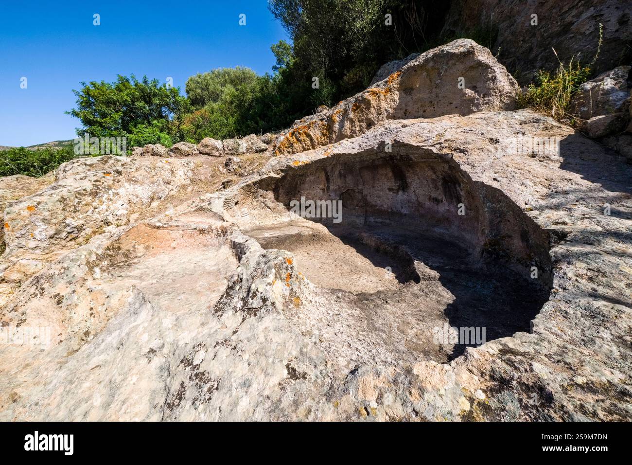 Tomba delle spirali, part of the archaeological site Necropolis of ...