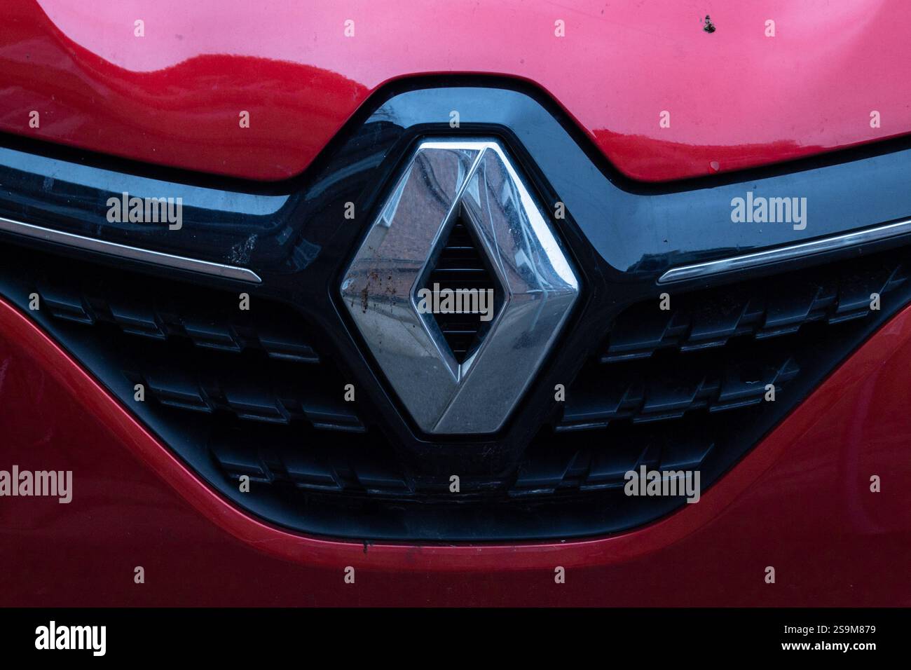 Copenhagen, Denmark. 26th Jan, 2025. The logo of Renault is seen on a ...