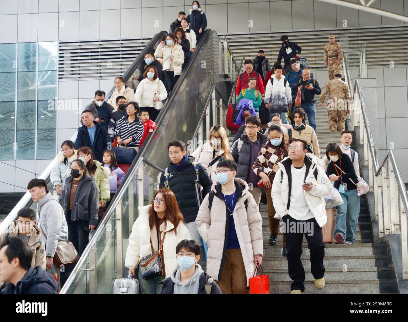 Passengers are seen at Shanghai railway station in Shanghai, China, 24 ...
