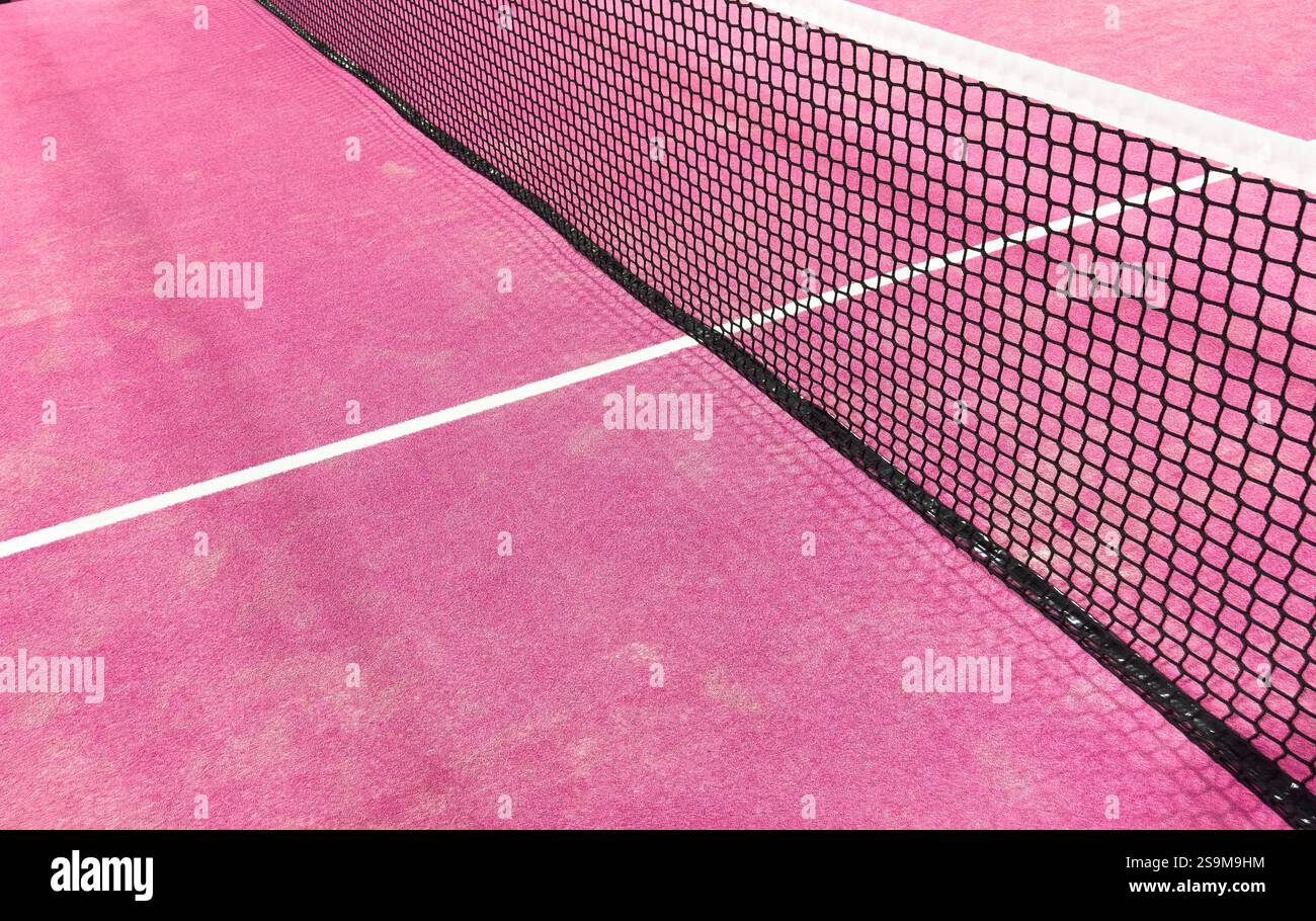 Tennis Padel fuchsia pink grass turf synthetic artificial texture. High ...