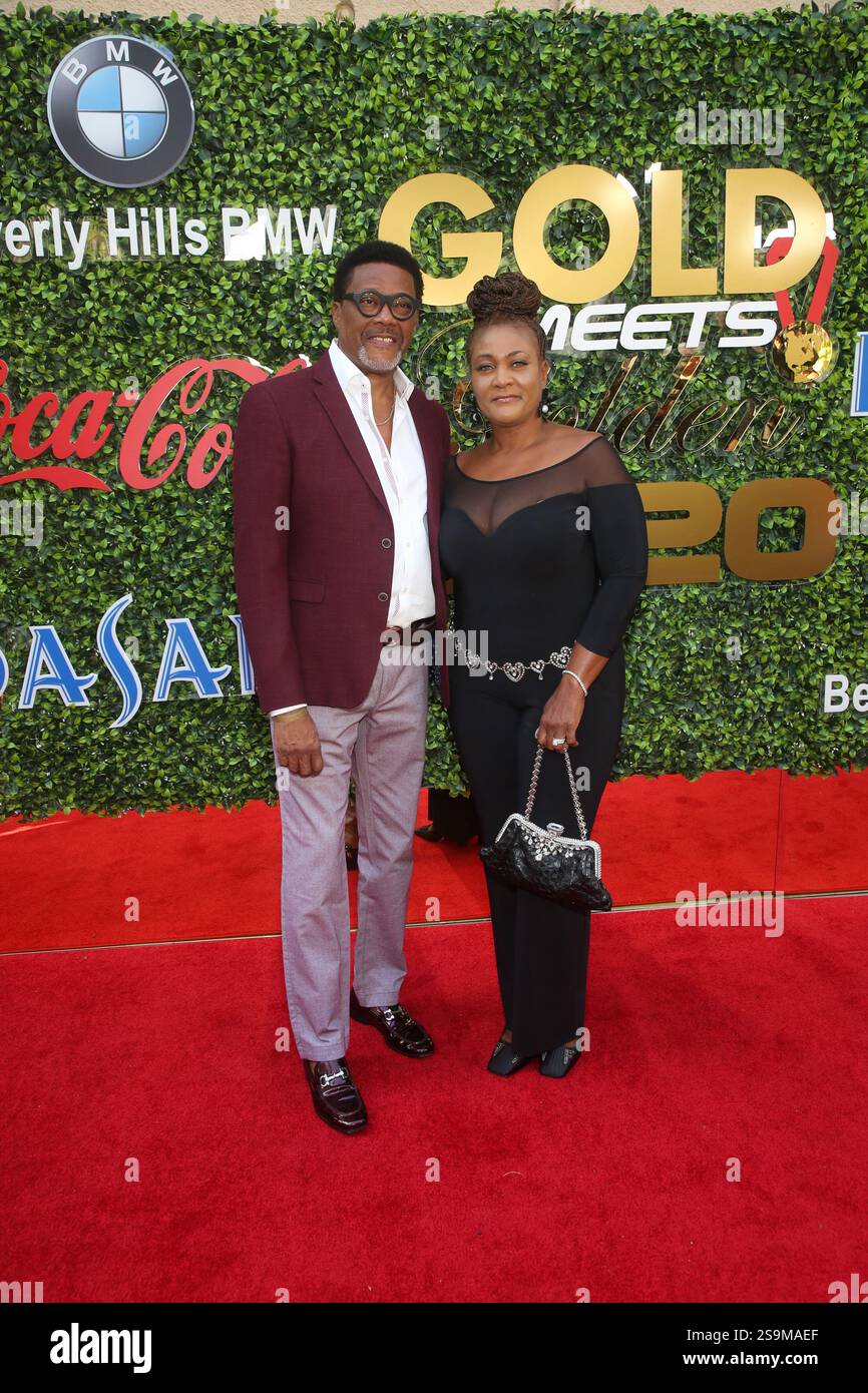 Judge Mathis and Linda Reese at the 7th Annual Gold Meets Golden Brunch ...
