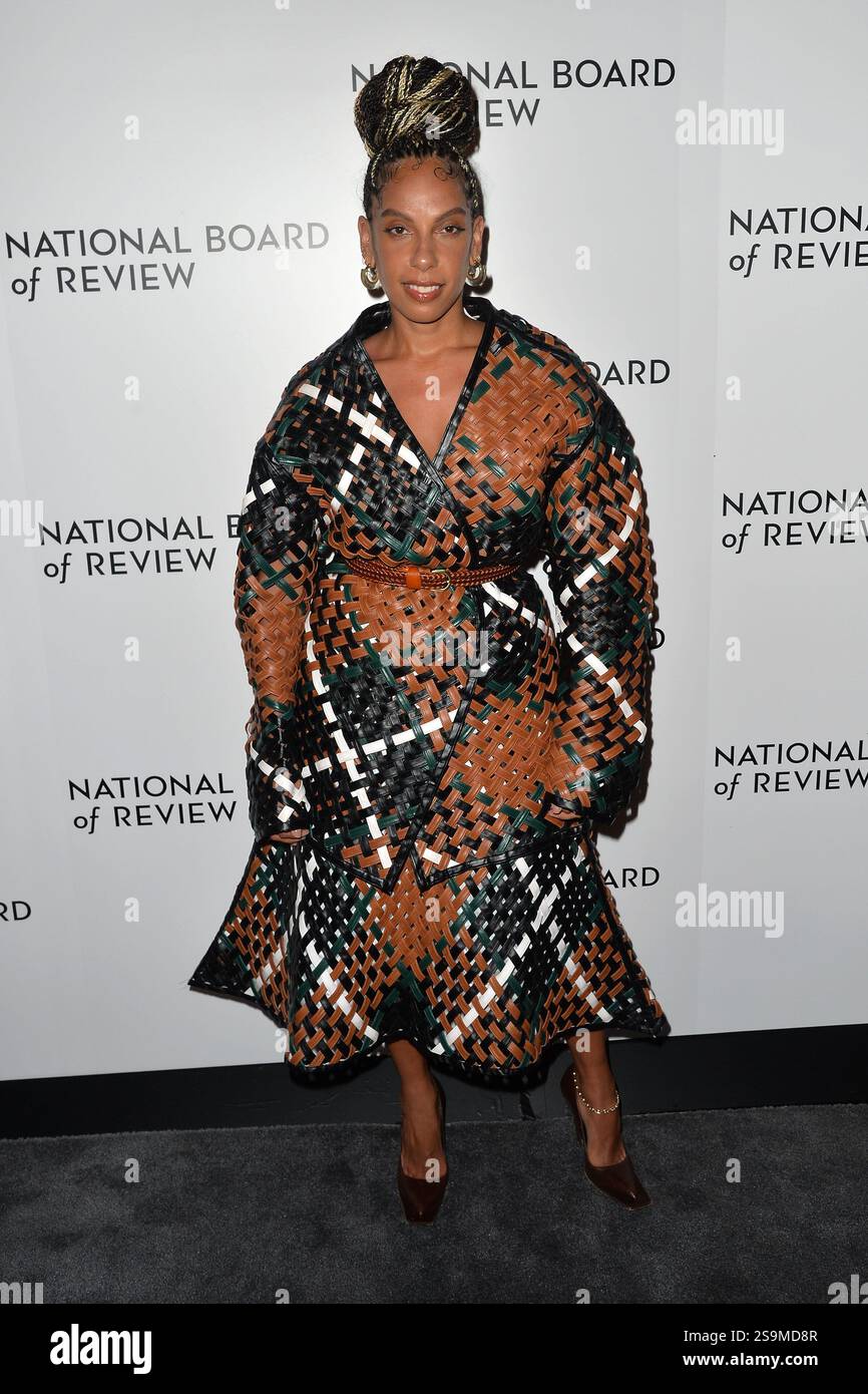 Melina Matsoukas attending National Board of Review Award gala at Cipriani 42nd Street on ...